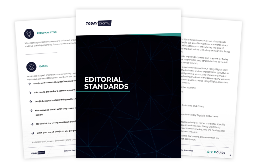 Editorial Values & Standards - Today Digital